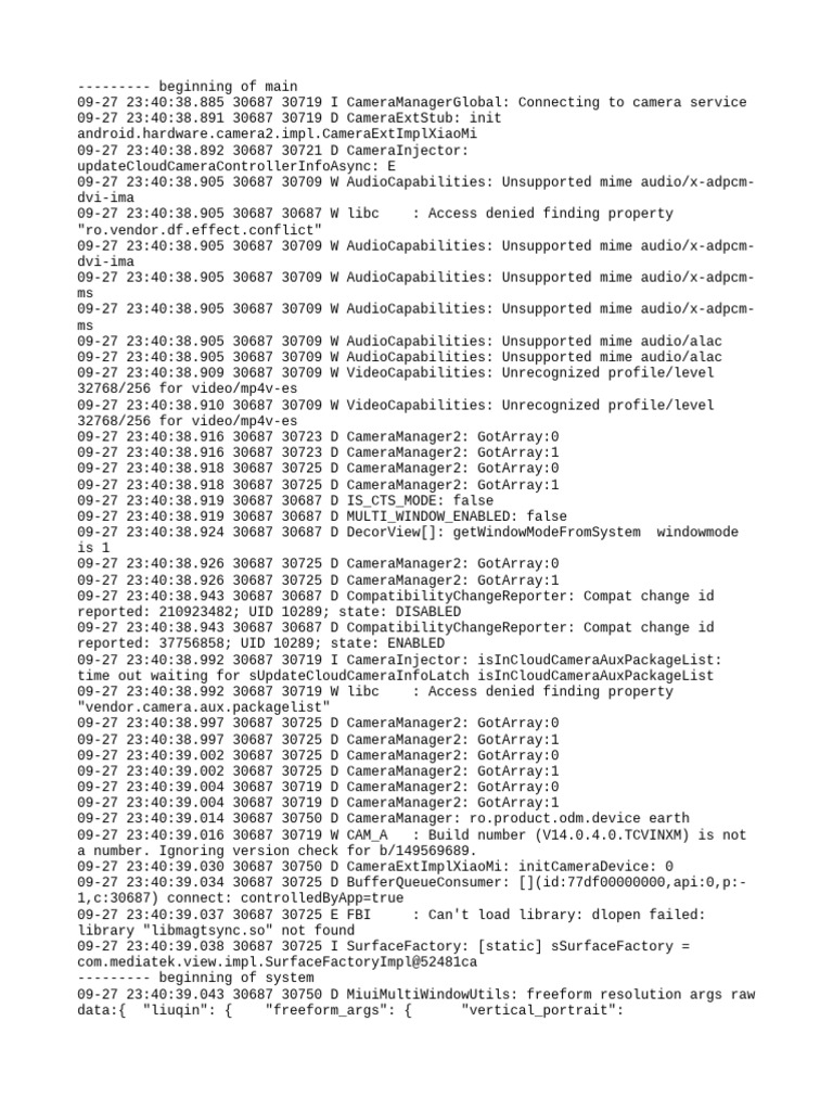 Log Cat 1727460638789 | PDF