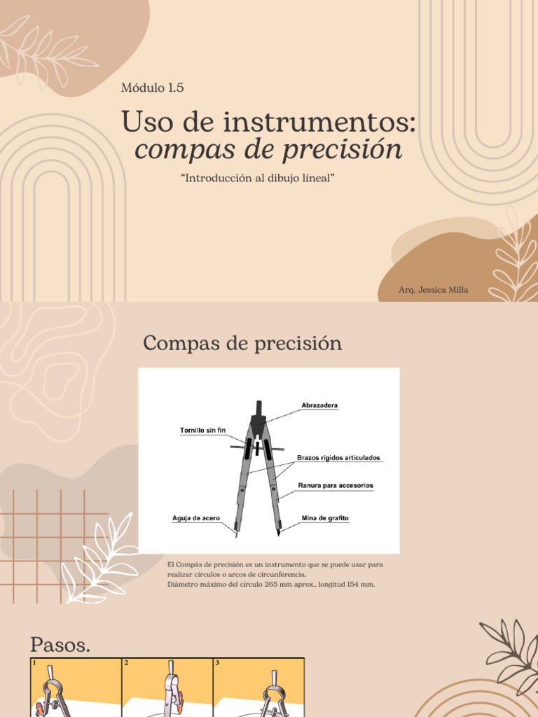 Uso Del Compás de Precisión | PDF