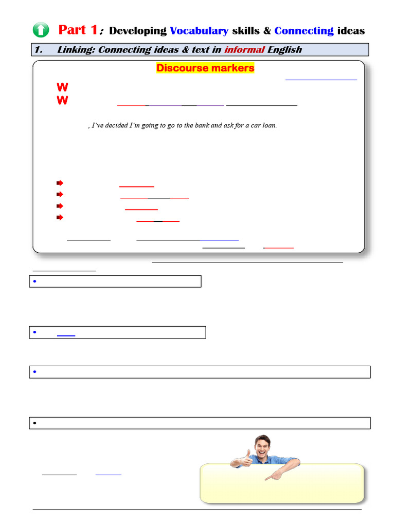 Discourse Markers | PDF