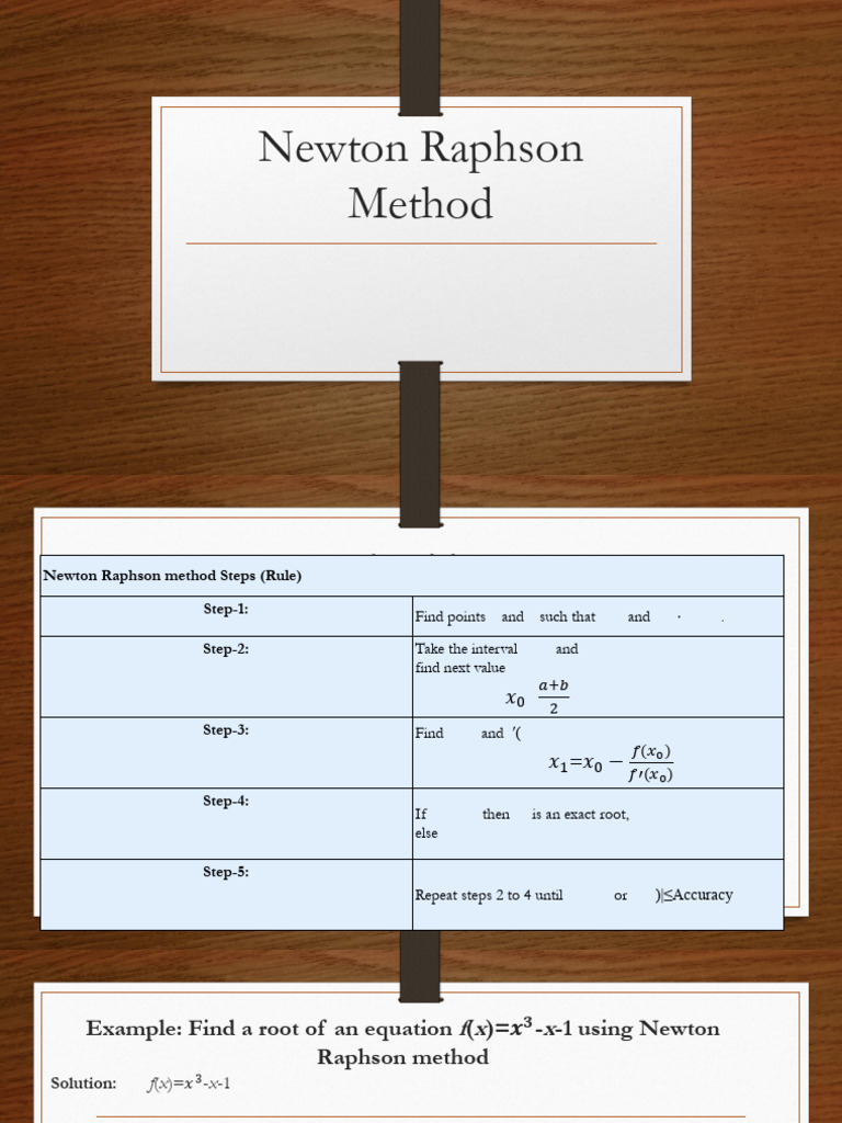 Newton Raphson Method | PDF