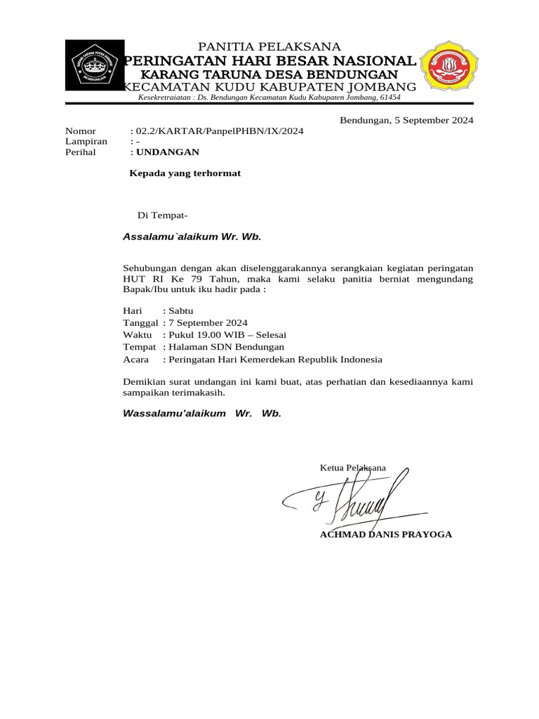 Undangan Pensi | PDF