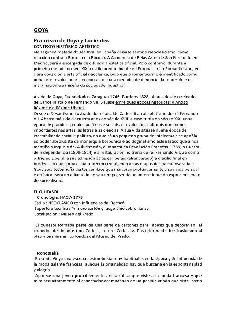 GOYA | PDF