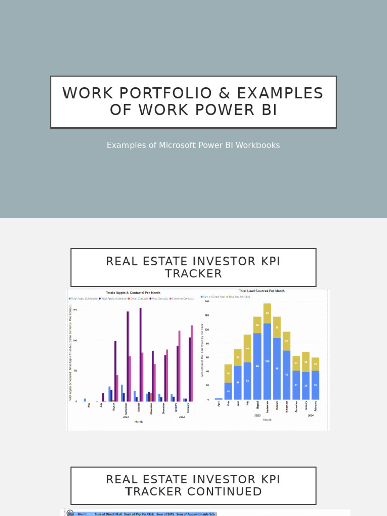 Work+Portfolio+%26+Examples+of+Work+Power+BI (2) | PDF