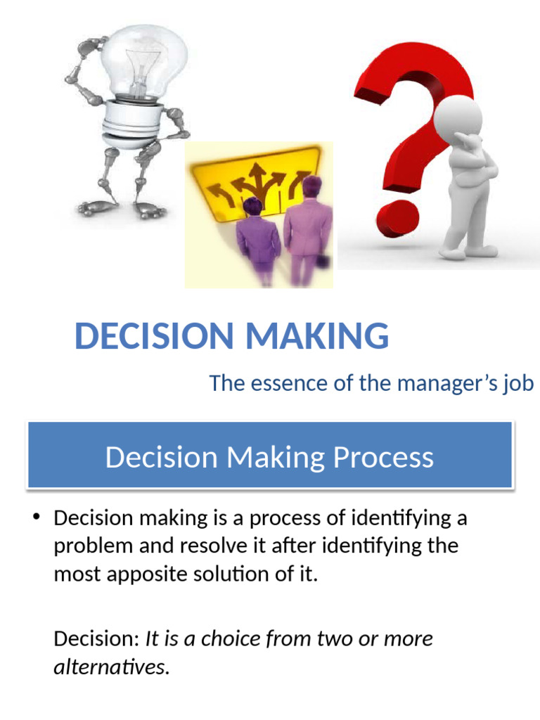 Decision Making | PDF | Decision Making | Bias