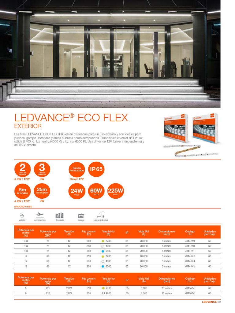 Ledvance Eco Flex | PDF | Encendiendo | Informática