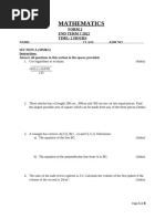 GRADE 6 MATHEMATICS ENDTERM 1 EXAM 2024 | PDF