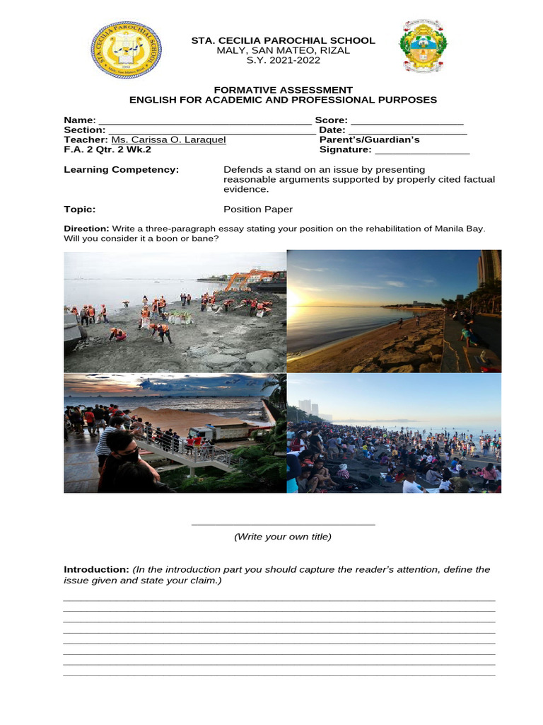 Eapp Q2 Week2 Fa1 2022 2023 | PDF