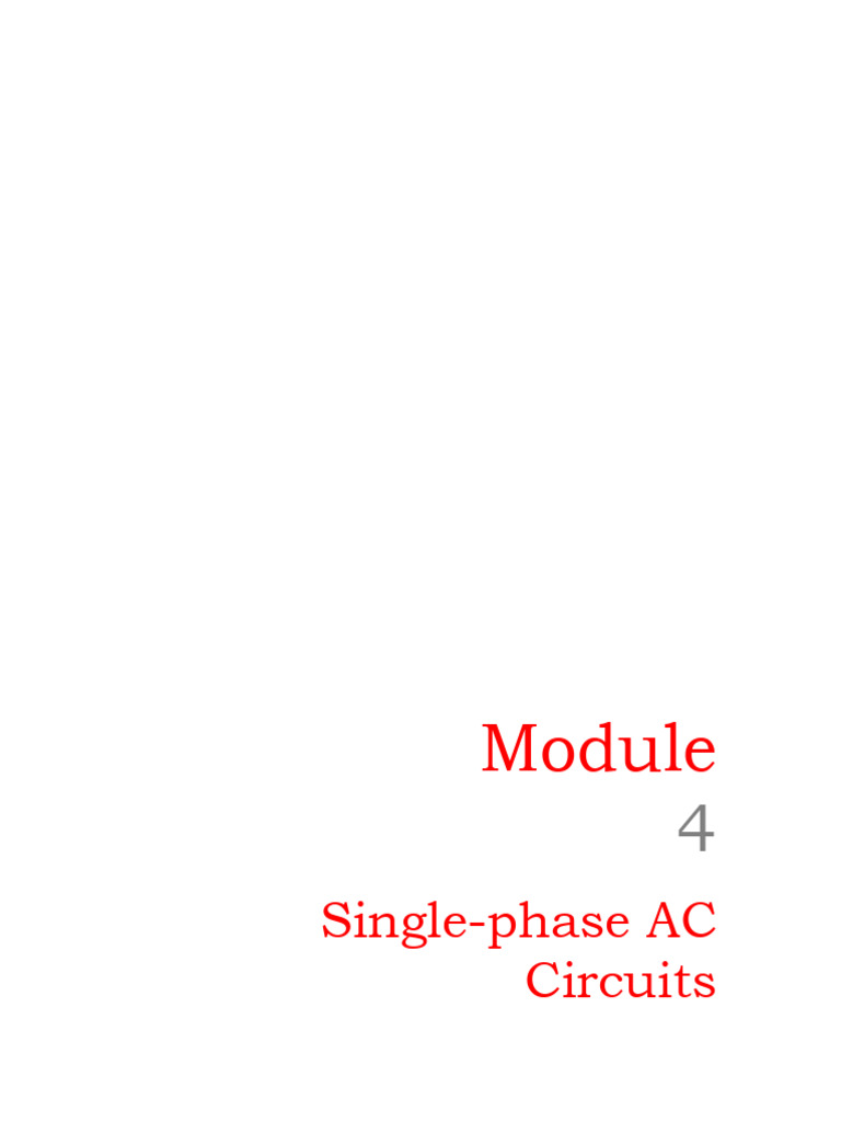 (Handout-1) AC Fundamentals | PDF