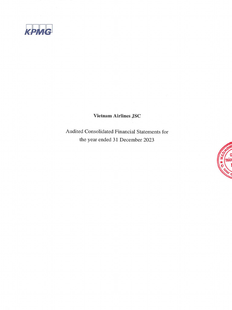 Vietnam Airlines JSC 2023 Eng | PDF