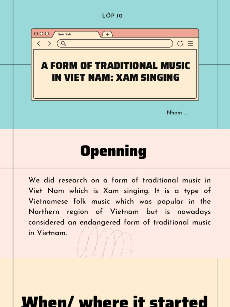 A Form of Traditional Music in Viet Nam: Xam Singing | PDF | Art | Classics