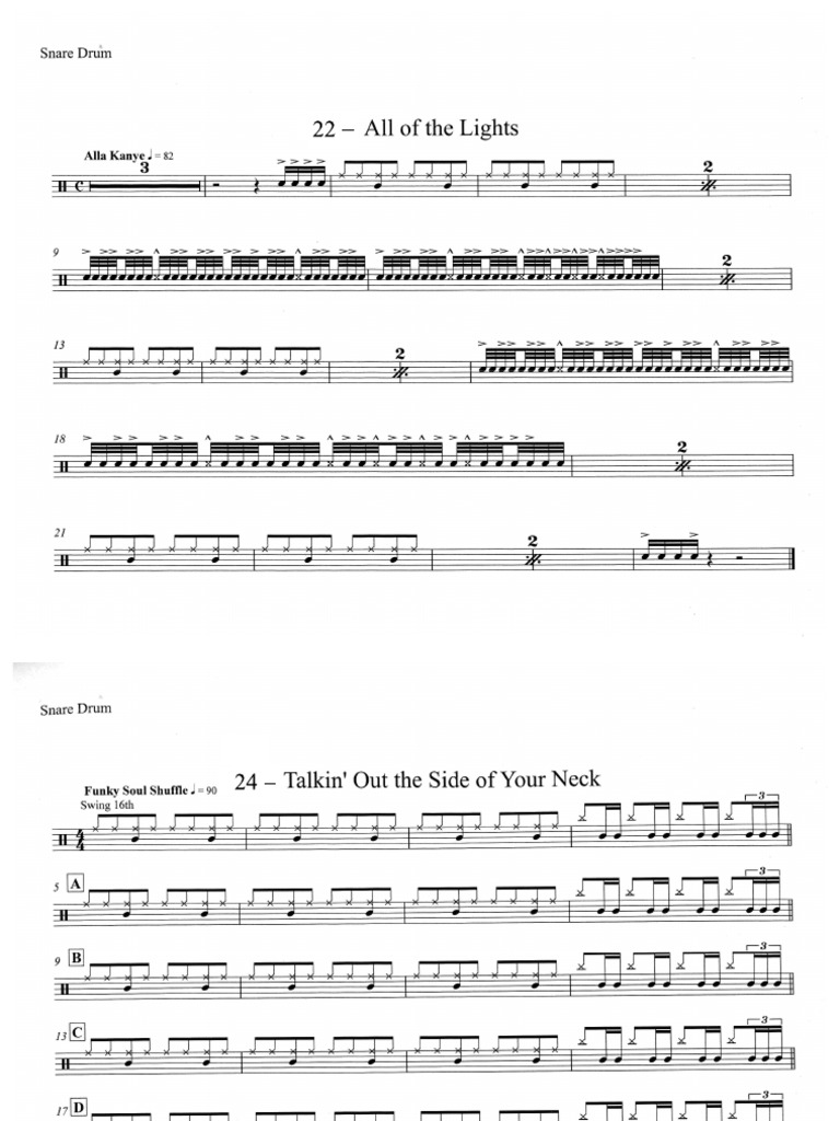 Neck & Lights - Snare | PDF