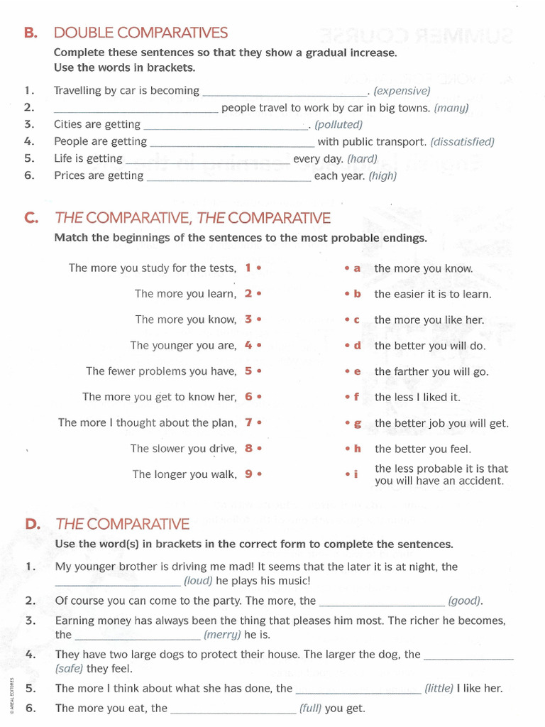 Double Comparatives2 | PDF