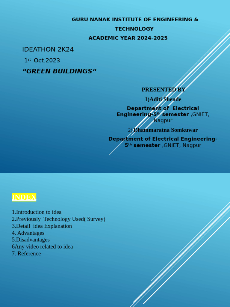 Green Building | PDF | Green Building | Efficient Energy Use