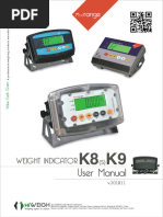 PBK9 Weighing Platforms Manual | PDF | Calibration | Weight