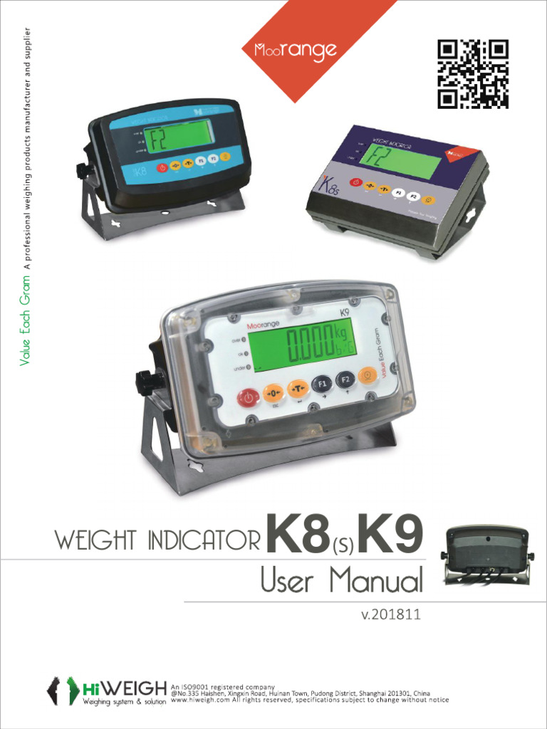 K8-K9-Weight-Indicator-Manual | PDF