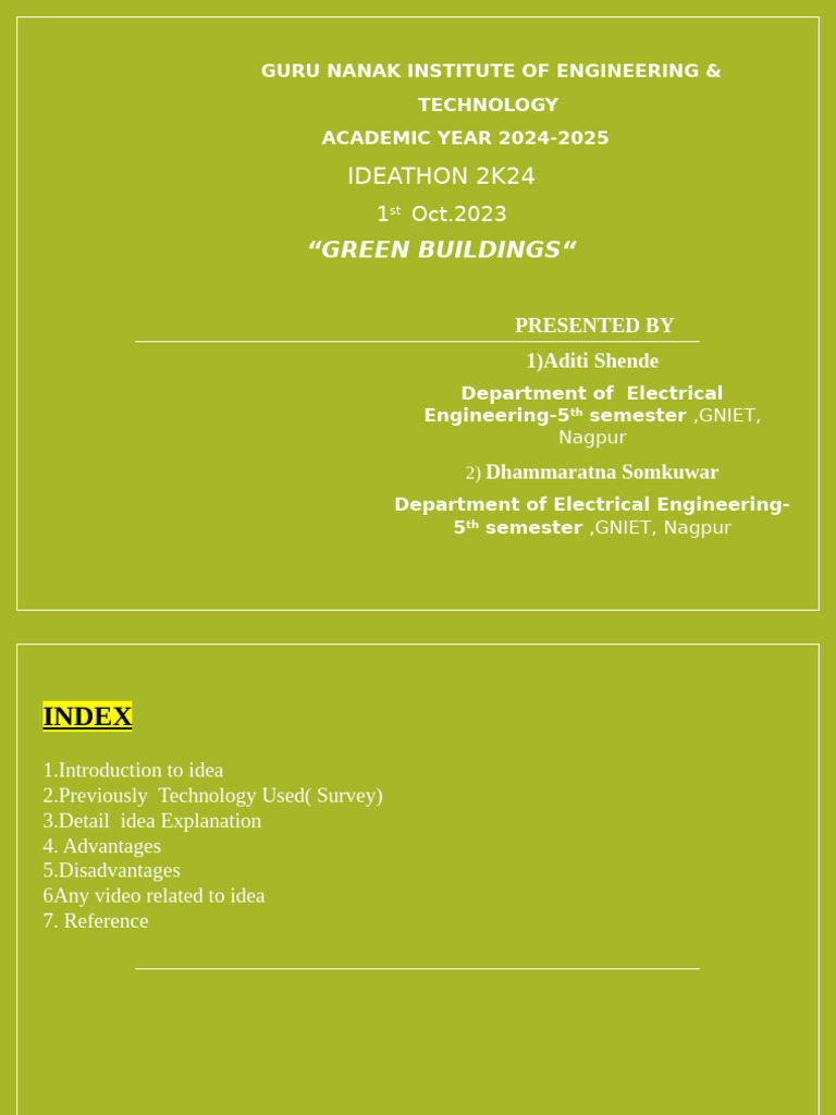 guideline for ppt -ideathon | PDF