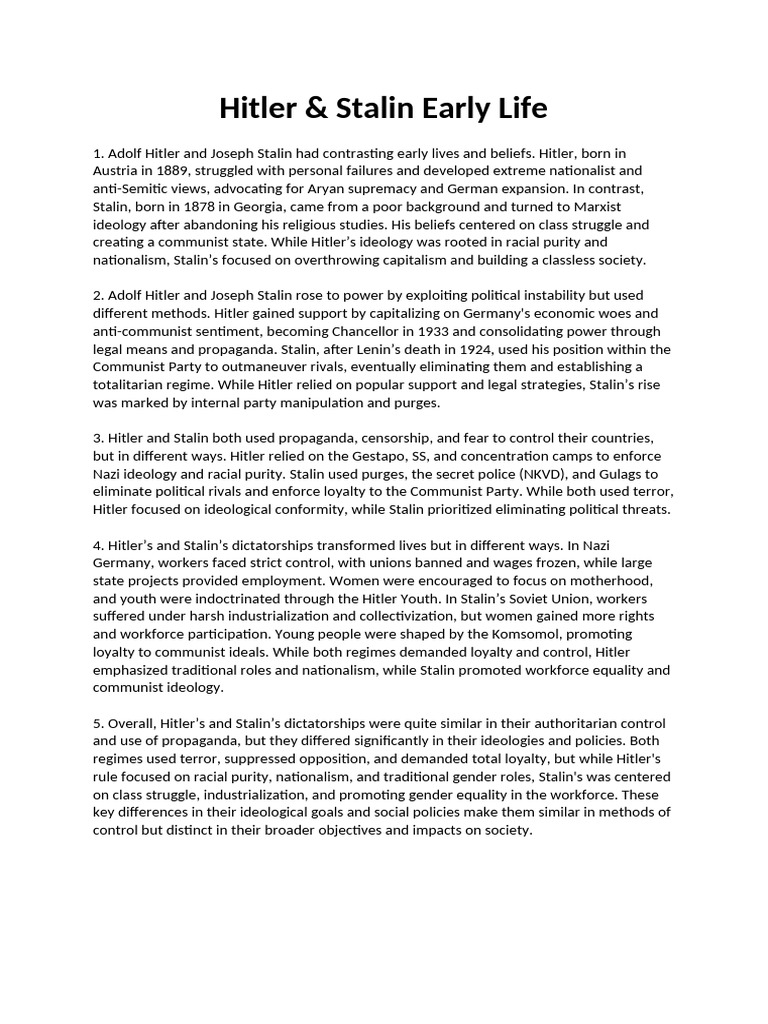 Hitler&Stalin | PDF