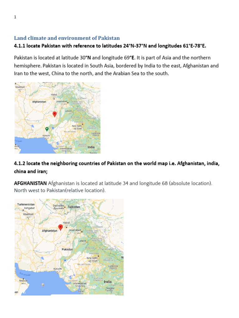 Geography SSC I Notes | PDF | Agriculture | Climate Change