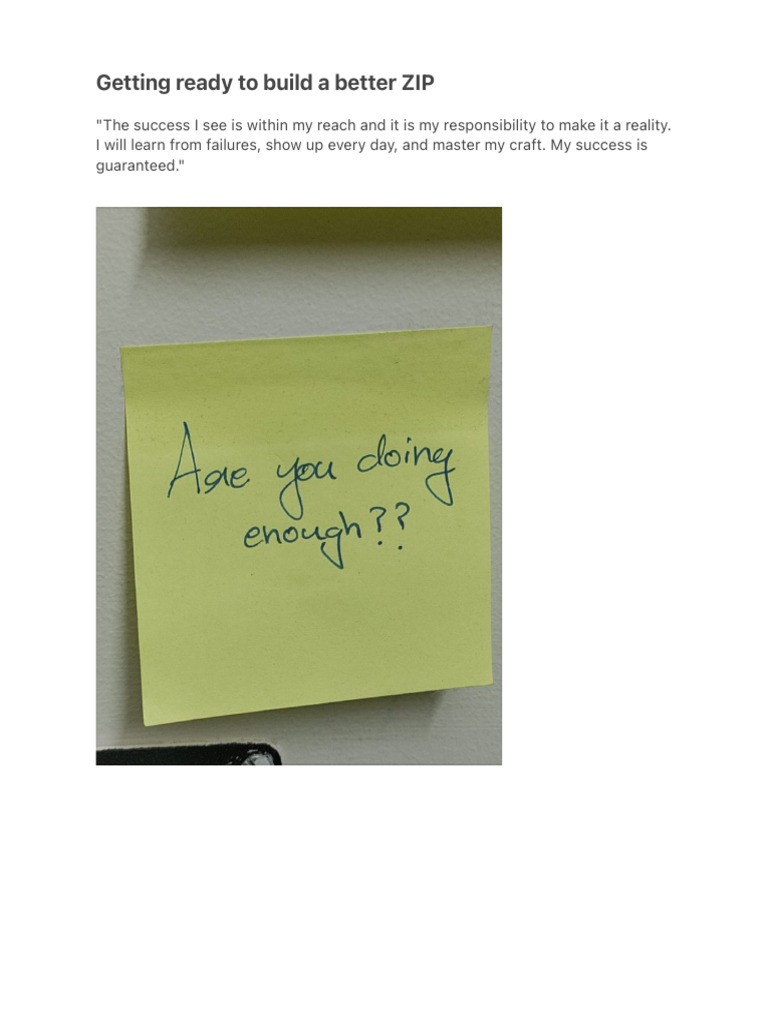 Getting Ready To Build A Better ZIP | PDF
