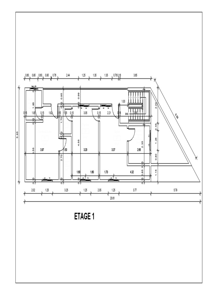 DANIEL - Plan D'étage - R+1-Layout1 | PDF