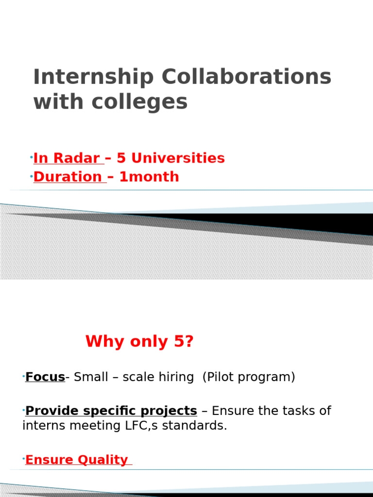 Purpose of Getting Interns | PDF