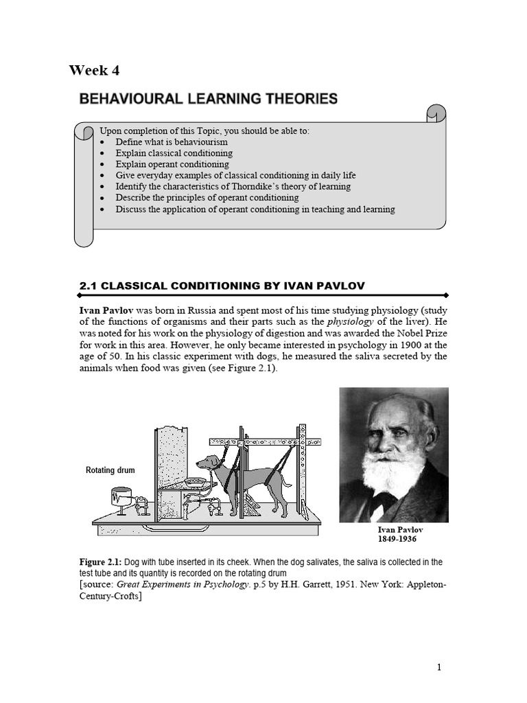 Week 4 Learning Theories | PDF