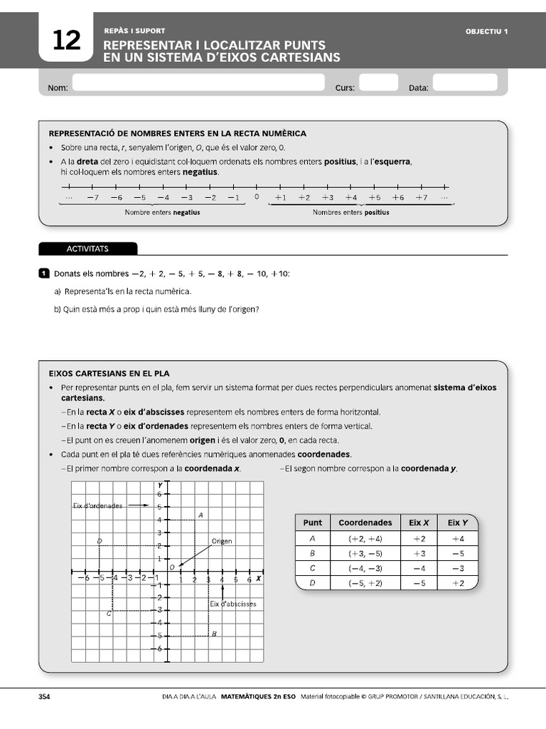 Dossier Funcions - 2n ESO - 2023-24 | PDF