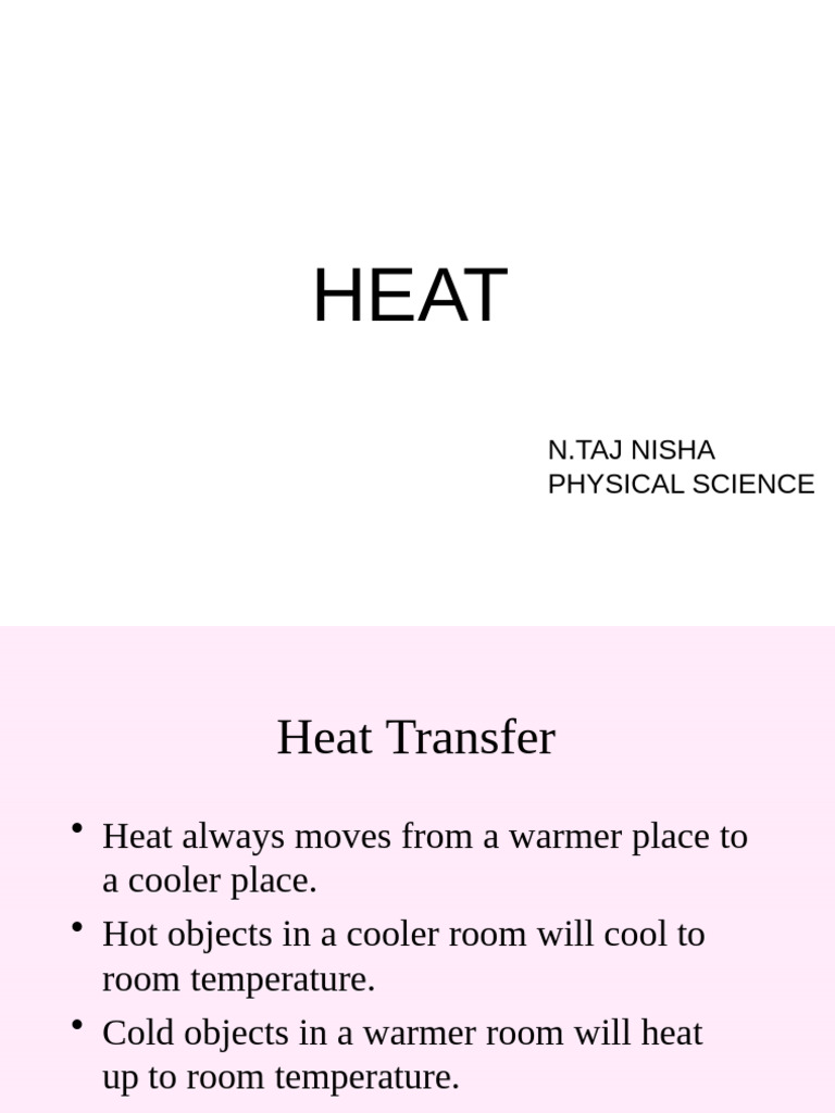 Heat | PDF