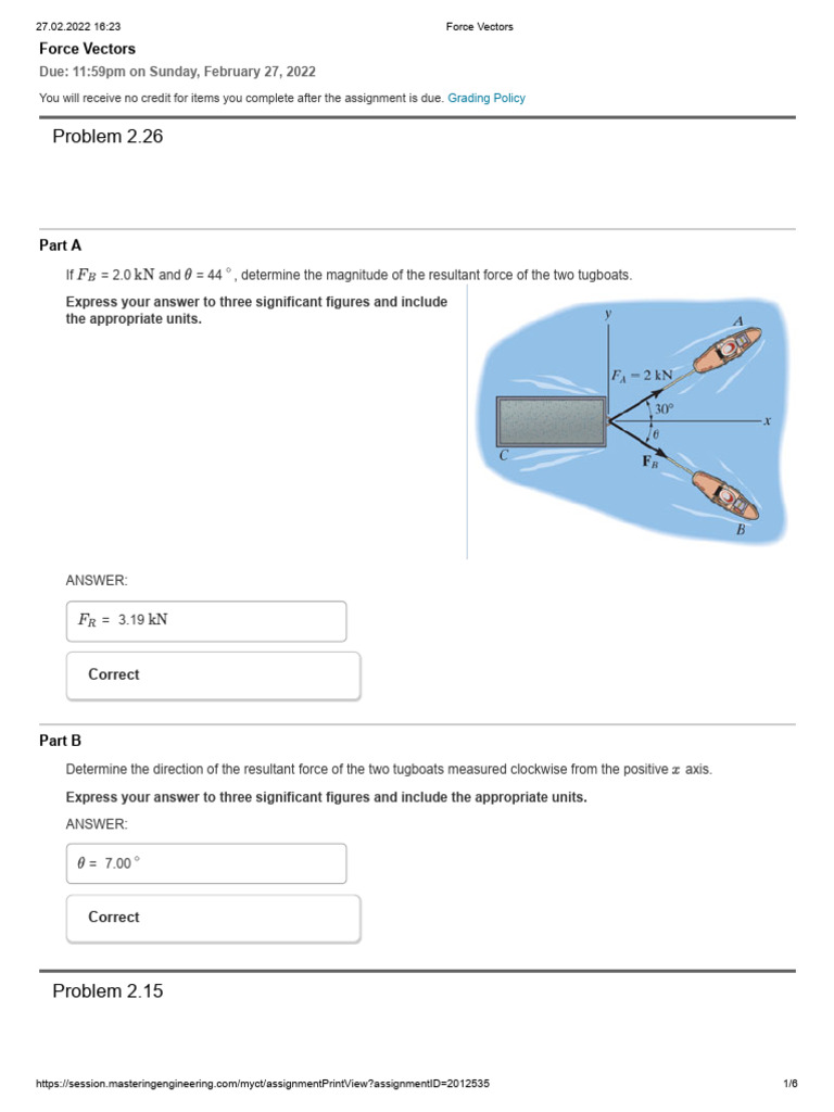 Samet Mert - Force Vectors | PDF