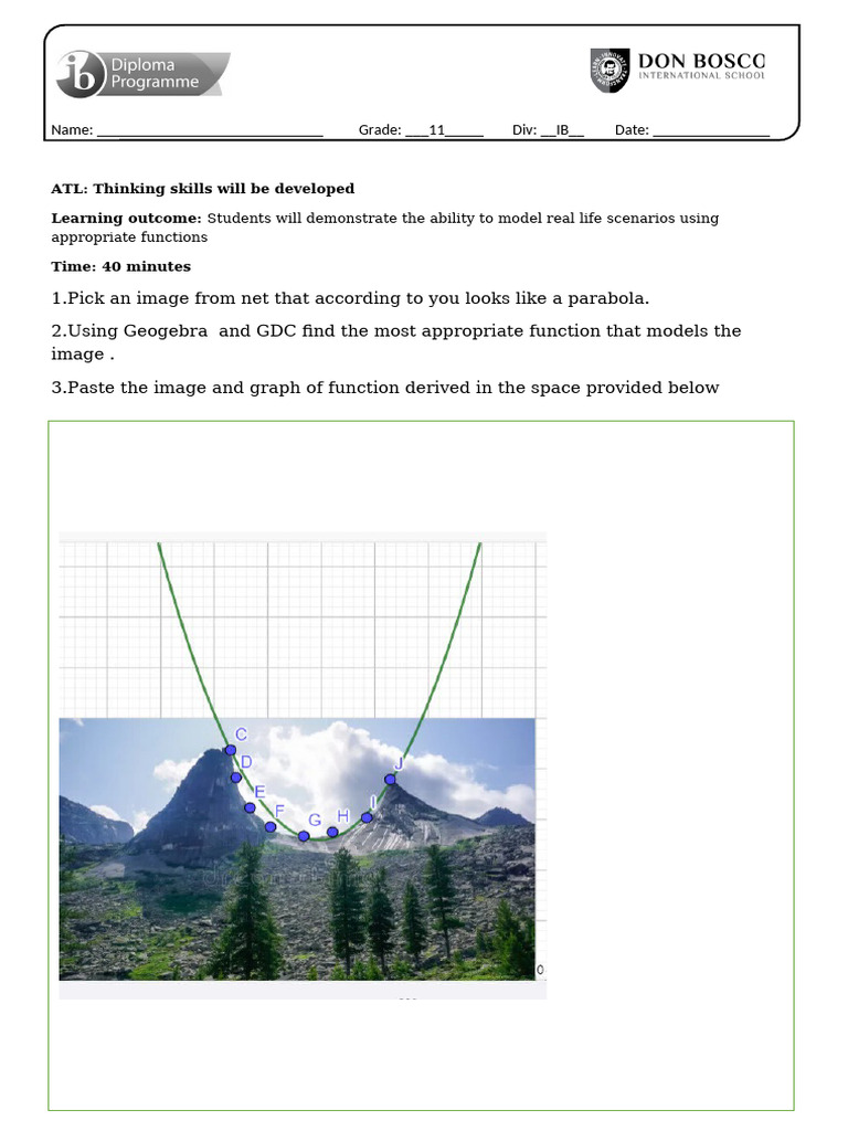 Quadratic Modelling | PDF