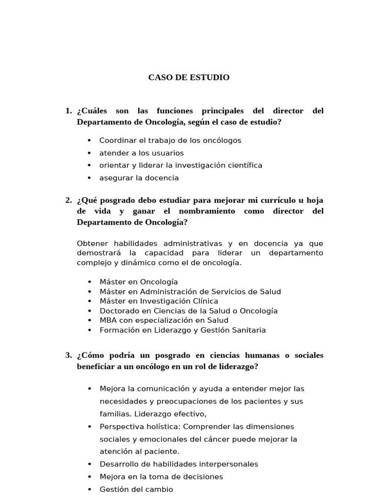 CASO ESTUDIO | PDF