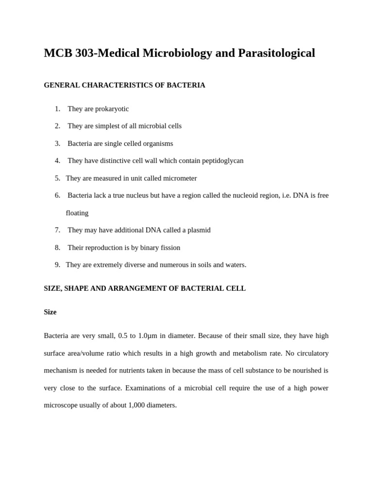 Medical Microbiology Note | PDF