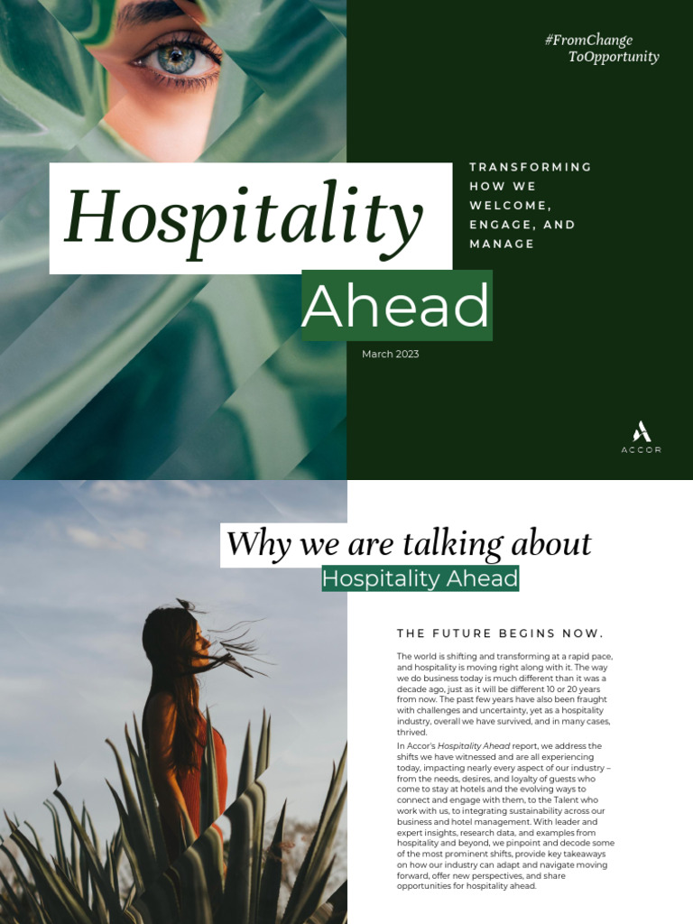 Hospitality Ahead - Accor Report - 2023 | PDF | Brand