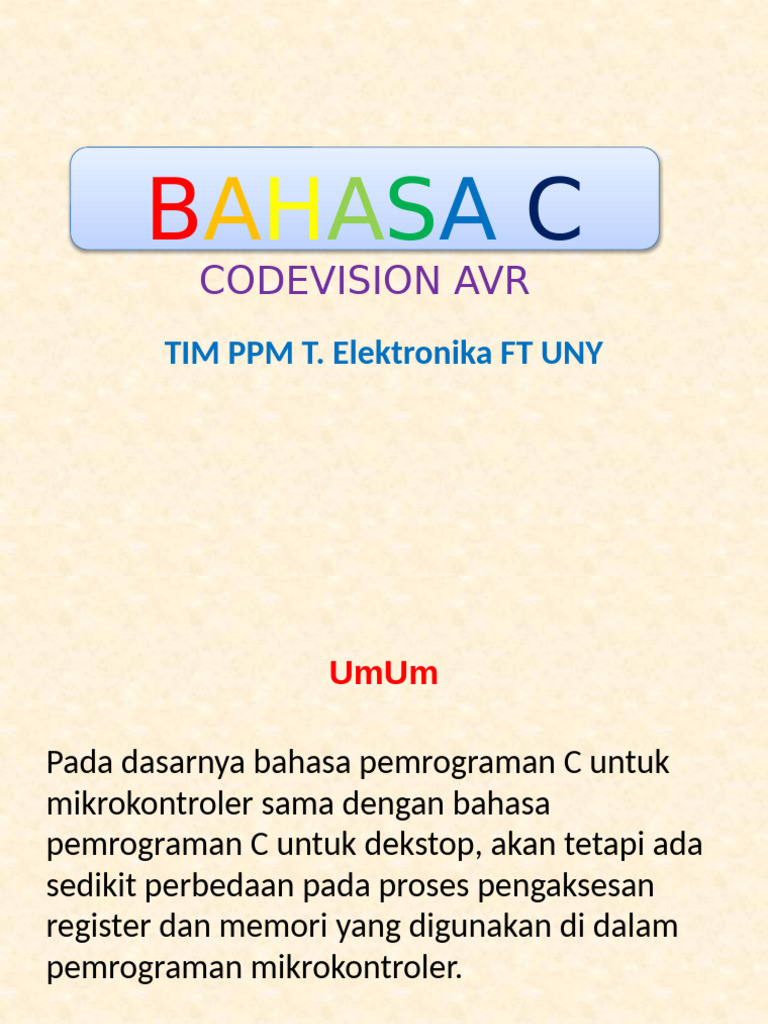 Presentasiworkshopcvavr 150120100216 Conversion Gate01 | PDF