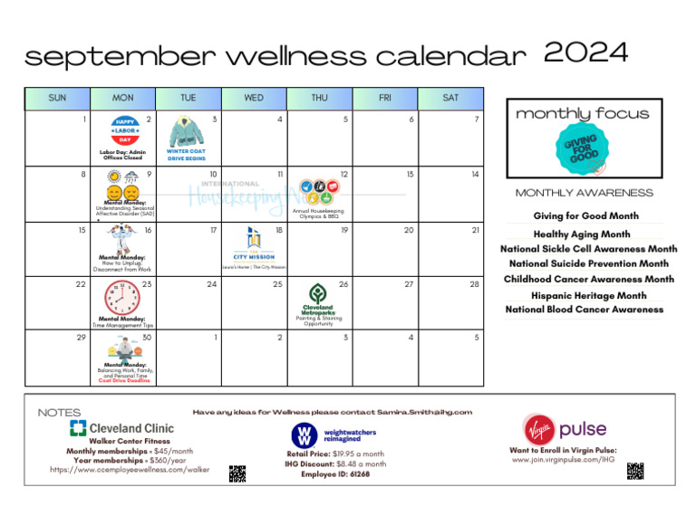 September Wellness Calendar 2024 final (1) | PDF