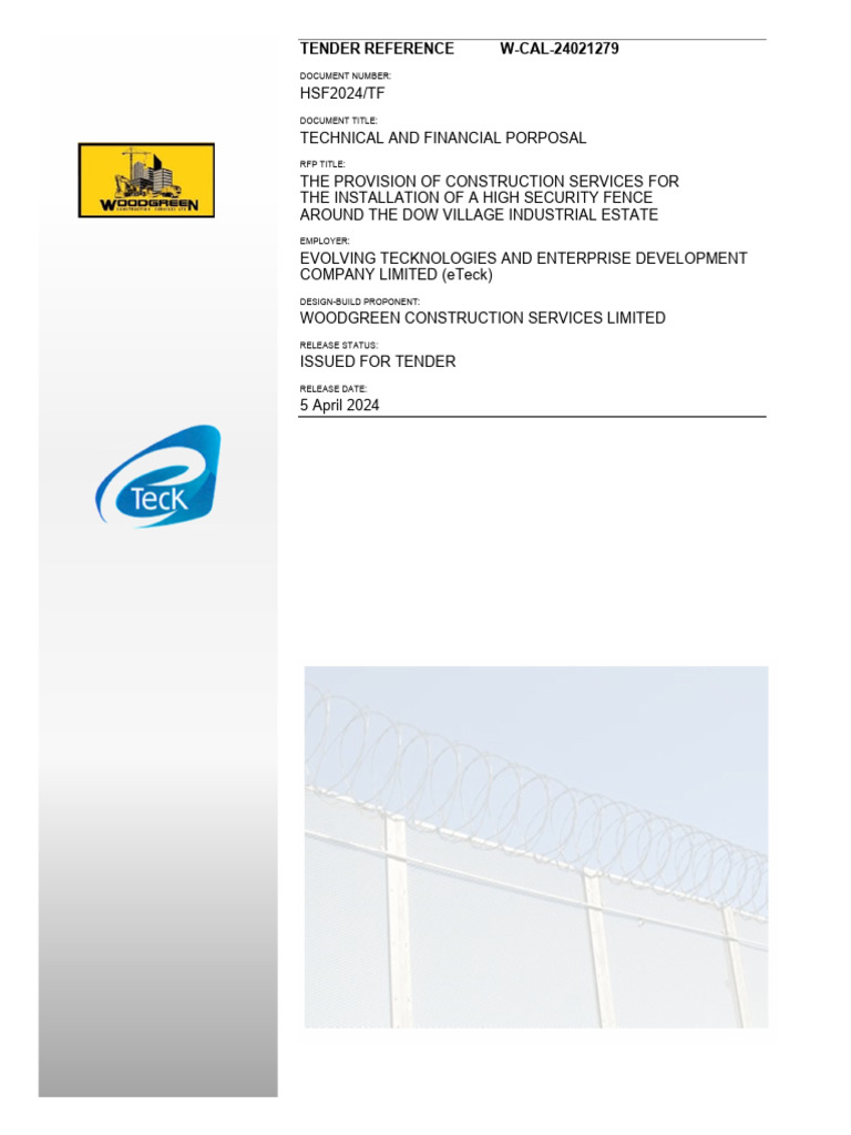 Eteck Fencing Proposal - FINAL | PDF