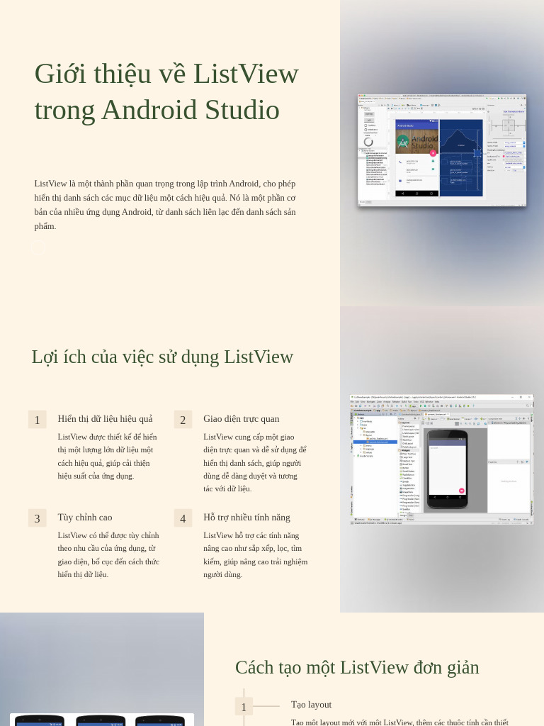 Gioi Thieu Ve ListView Trong Android Studio | PDF