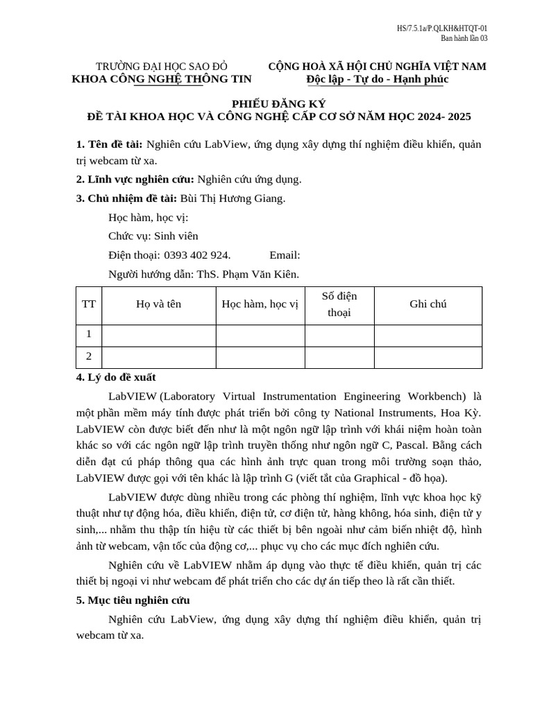1. Phieu dang ky | PDF