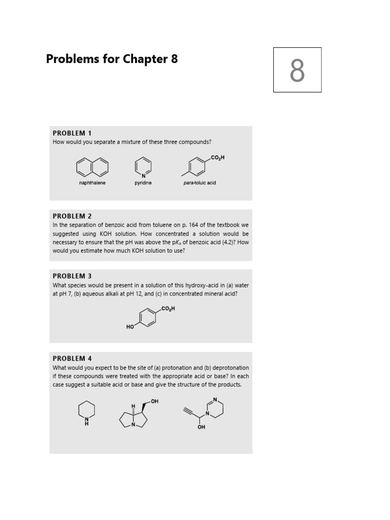 Chapter 8 Problems | PDF