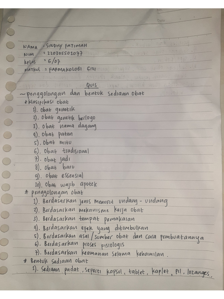 G09 Sindhy Fatimah Quis 1 | PDF