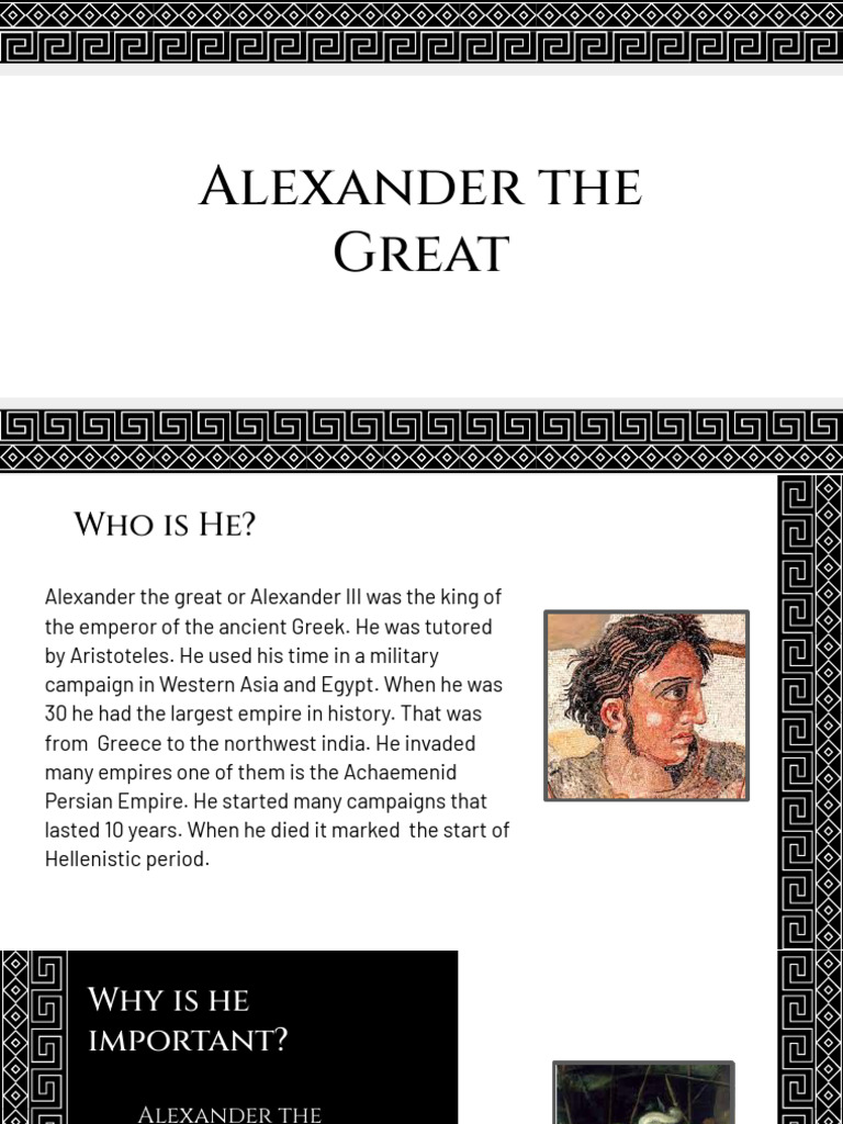Alexander the great | PDF