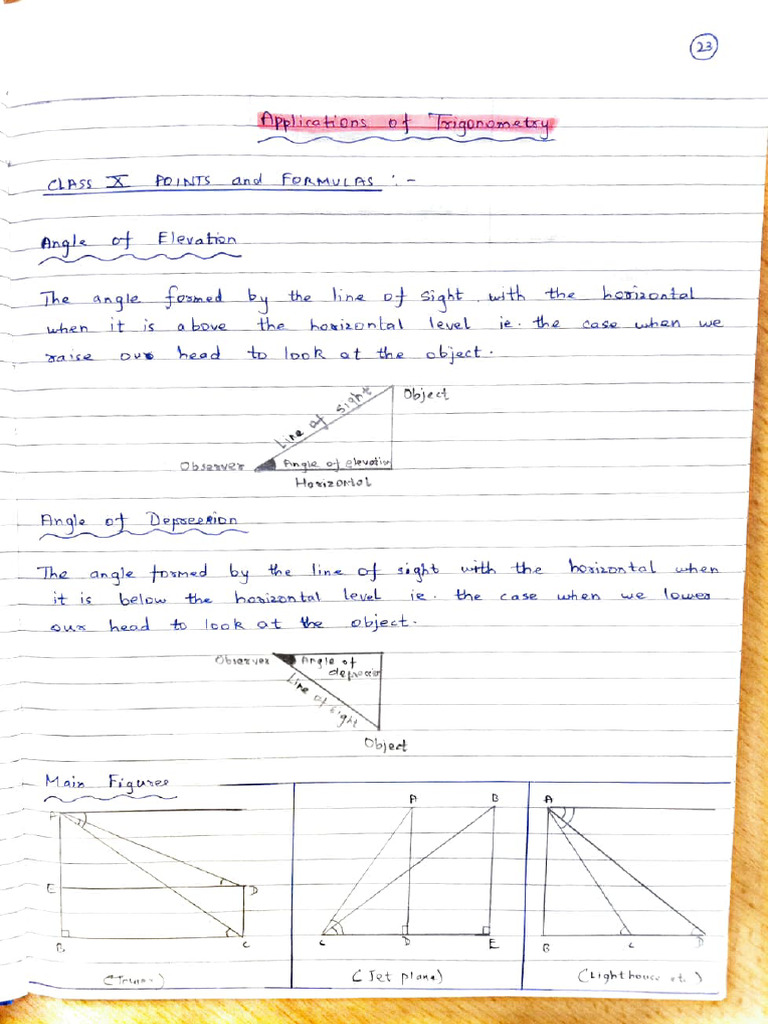Formulas Class 10 Part 2 PDF | PDF