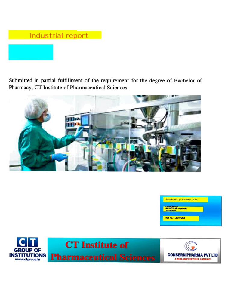 Pardeep Kaur Industrial Report | PDF