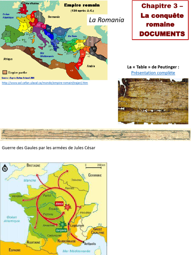 Conquête Romaine - Documents | PDF