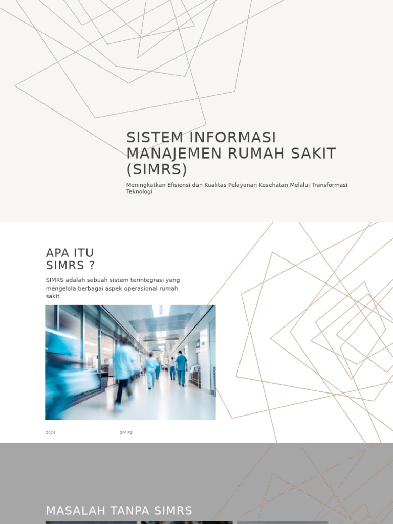 Sistem Informasi Manajemen Rumah Sakit (SIMRS) | PDF