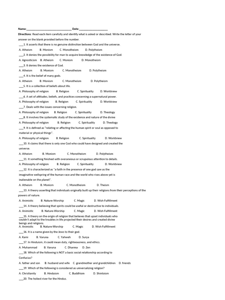 Long Quiz | PDF