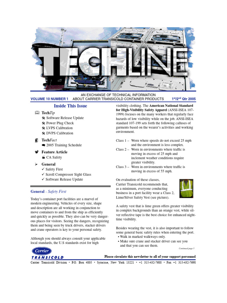 Inside This Issue: Volume 10 Number 1 1 /2 QTR 2005 | PDF