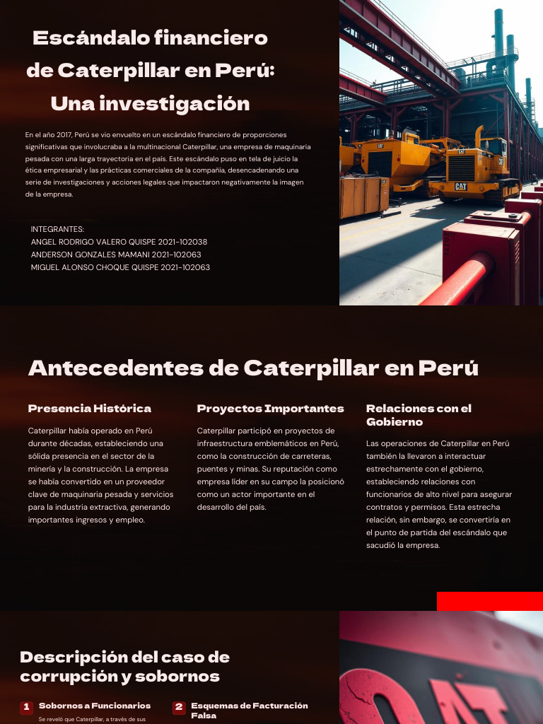 ESCANDALO FIANCIERO CATERPILLAR | PDF