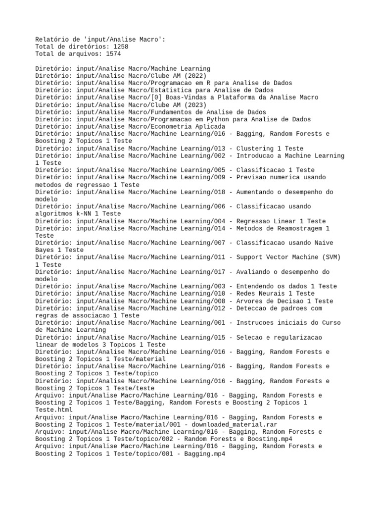 Relatorio Conteudo | PDF