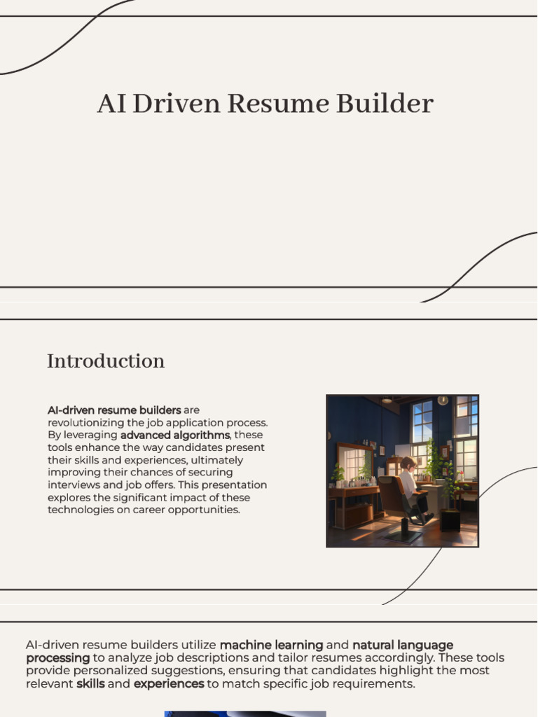 Slidesgo Enhancing Career Opportunities The Impact of Ai Driven Resume ...